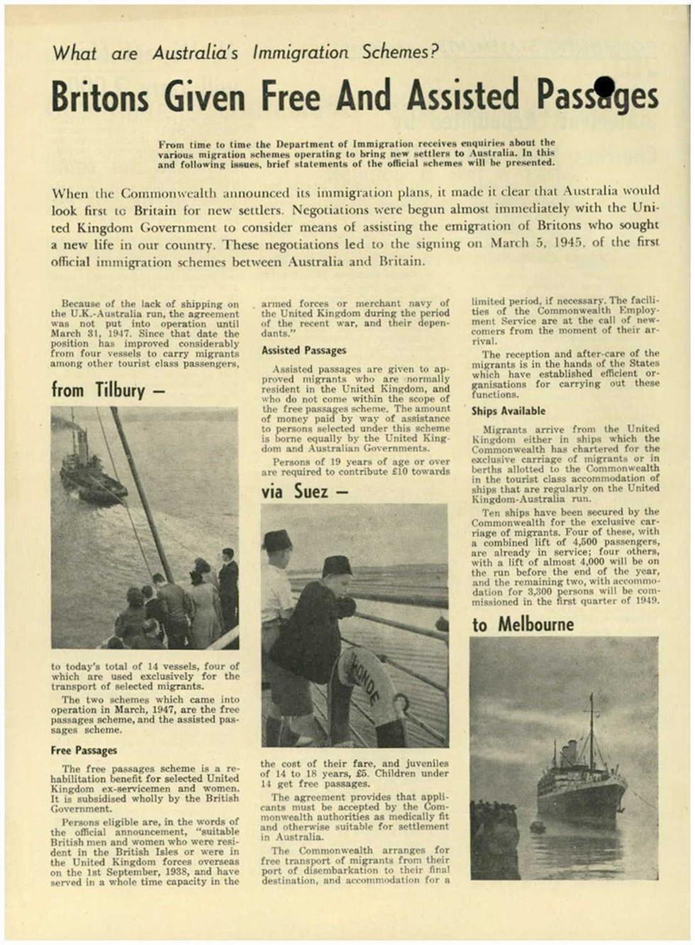 Tomorrow's Australians booklet advertising migration to Australia | naa ...