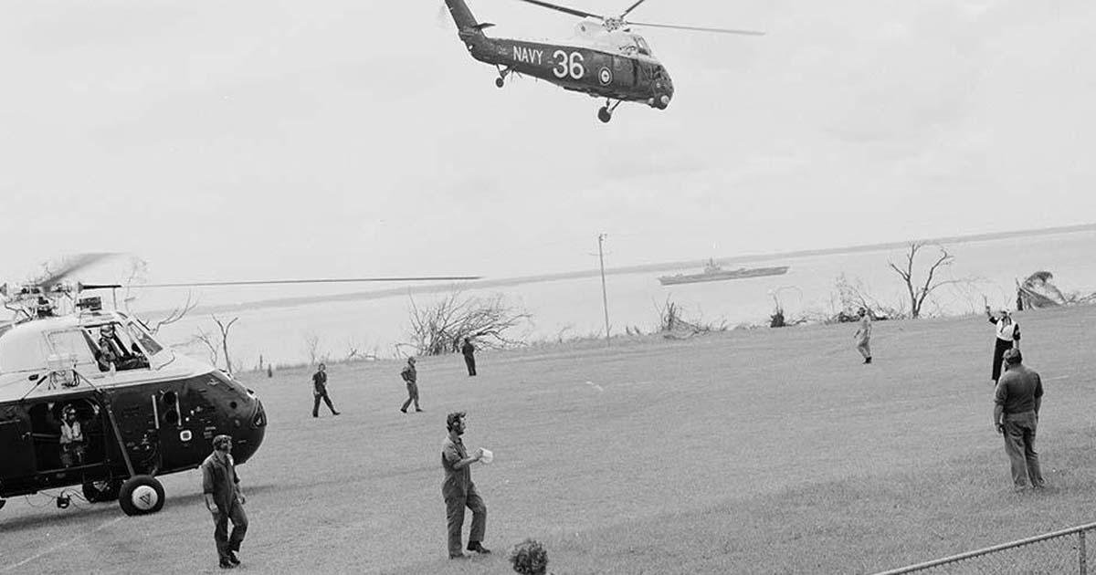 When the Navy sailed to cyclone-ravaged Darwin | naa.gov.au
