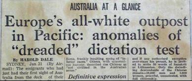 The Immigration Restriction Act and the White Australia policy | naa.gov.au
